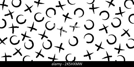 Cartoon drawning tic tac toe strategy games. Tick tack toe competition ...