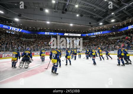 08.10.2022, Ambri, Gottardo Arena, NL: HC Ambri-Piotta - SCL Tigers ...