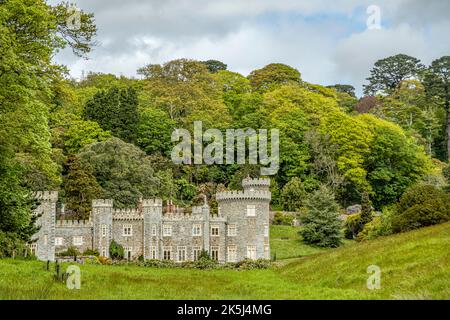 Caerhays Castle or Carhayes Castle, a semi-castellated manor house near ...