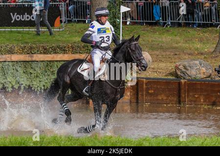 ENSCHEDE, NETHERLANDS - OCTOBER 8: Tim Price with Happy Boy during the ...