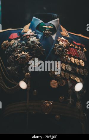 Uniform of famous cosmonaut Yuri Gagarin Stock Photo - Alamy