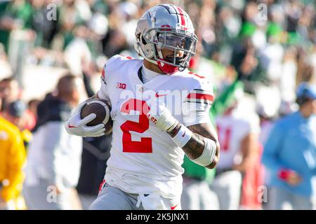 Ohio State wide receiver Emeka Egbuka (2) carries the ball during the ...