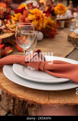 Traditional thanksgiving celebration pumpkins sunlight romantic rustic ...