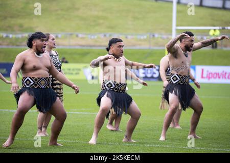 Maori cultural welcome before the Women's Rugby World Cup group stage ...