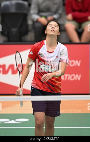 Sung Shuo Yun (L) and Chen Su Yu (R) seen during the award ceremony for Women's Single title at ...