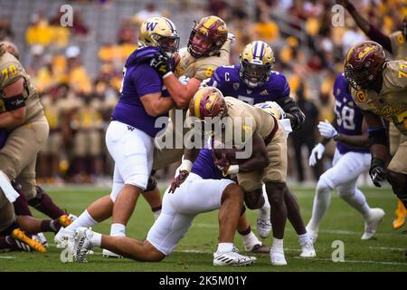Arizona State running back Daniyel Ngata (4) during an NCAA football ...