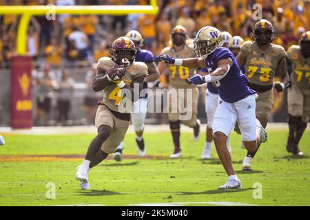 Arizona State running back Daniyel Ngata (4) during an NCAA football ...
