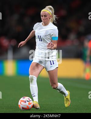 England's Chloe Kelly during an international friendly match at the ...