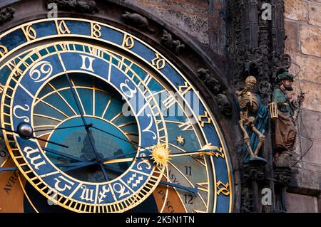 Grim reaper holds an hourglass by the Turkish pleasure seeker ...