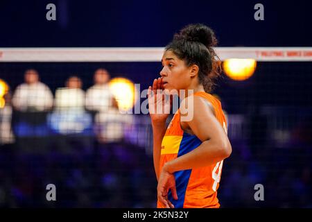ROTTERDAM, NETHERLANDS - OCTOBER 9: Celeste Plak of the Netherlands ...