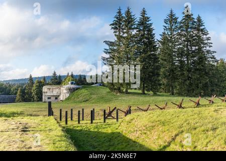 CZECH REPUBLIC, Orlicke Hory - September 26, 2022: Czech war bunker ...
