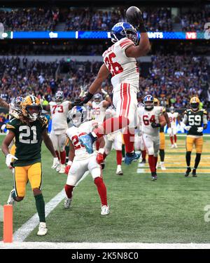 during an NFL football game, Sunday, Oct. 4, 2020, in Charlotte, N.C ...