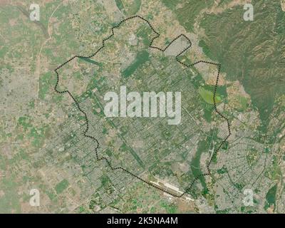 Chandigarh, union territory of India. High resolution satellite map ...