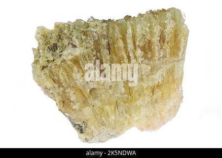 calcite from Rüssingen, Germany isolated on white background Stock ...