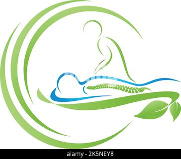 Orthopedic, physical therapy, massage, chiropractor logo Stock Vector ...