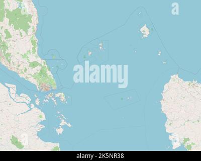 Riau, province of Indonesia. Open Street Map Stock Photo - Alamy