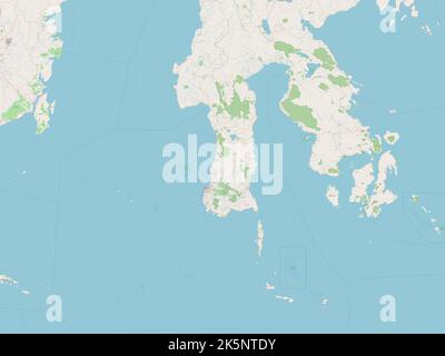 Sulawesi Selatan, province of Indonesia. Open Street Map. Locations of ...
