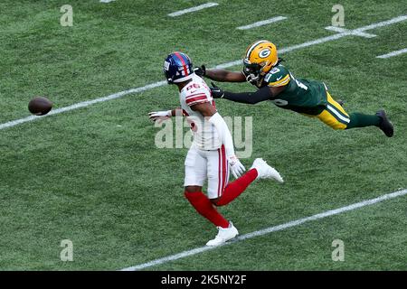 New York Giants Darnell Slayton (17) during organized team activities ...