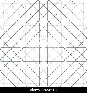 Entwined modern pattern, based on traditional oriental arabic patterns ...