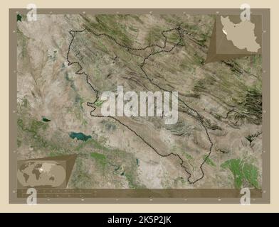 Ilam, province of Iran. High resolution satellite map Stock Photo - Alamy