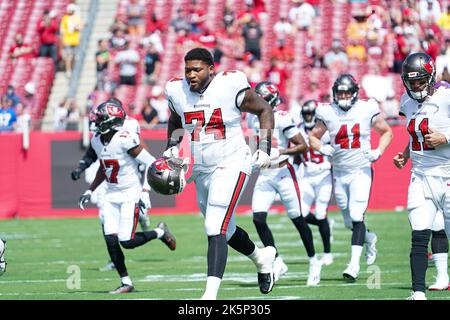 Tampa Bay Buccaneers offensive lineman Ben Bredeson is pictured during ...