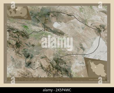 Qom, province of Iran. High resolution satellite map Stock Photo - Alamy