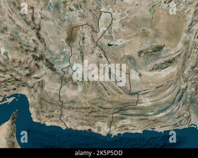 Sistan and Baluchestan, province of Iran. High resolution satellite map ...