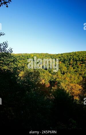 Mohican Gorge Overlook, Mohican State Park, Ohio Stock Photo - Alamy