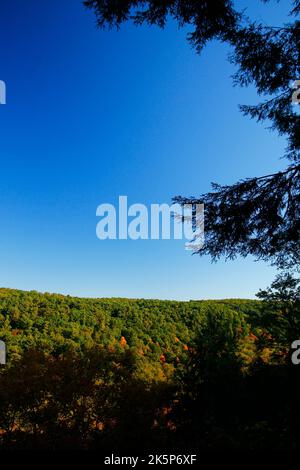 Mohican Gorge Overlook, Mohican State Park, Ohio Stock Photo - Alamy