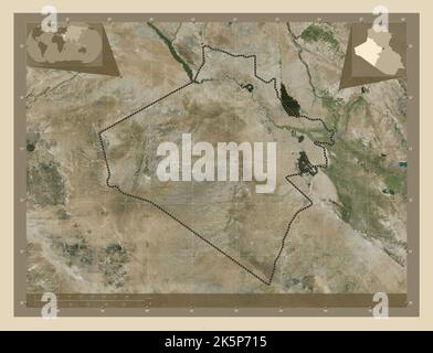 Al-Anbar, province of Iraq. High resolution satellite map Stock Photo ...