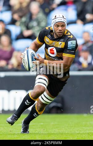 Wasps' Nizaam Carr during the Gallagher Premiership match at the StoneX ...