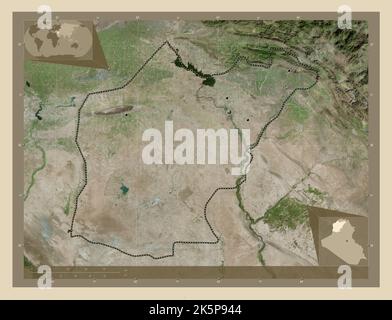 Ninawa, province of Iraq. High resolution satellite map Stock Photo - Alamy