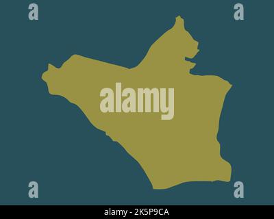 Wasit, province of Iraq. Solid color shape. Locations of major cities ...