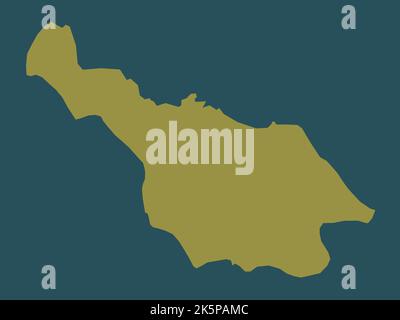 Cavan, county of Ireland. Solid color shape. Locations and names of ...