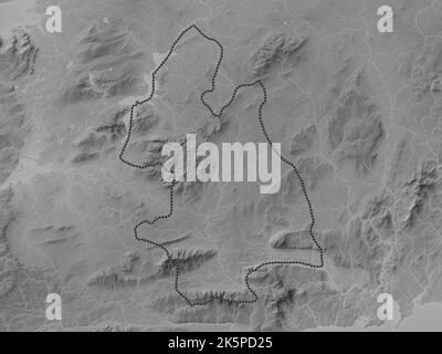 Tipperary, county of Ireland. Elevation map colored in wiki style with ...
