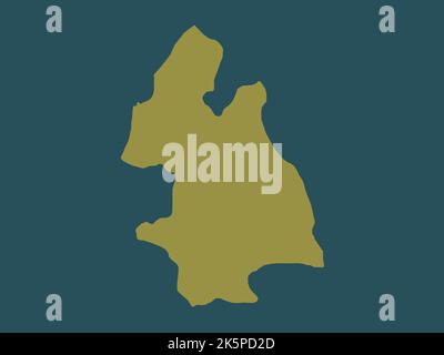 Tipperary, county of Ireland. Solid color shape. Locations and names of ...