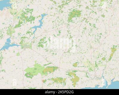 Tipperary, county of Ireland. Open Street Map. Locations of major ...