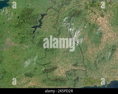 Tipperary, county of Ireland. High resolution satellite map. Locations ...