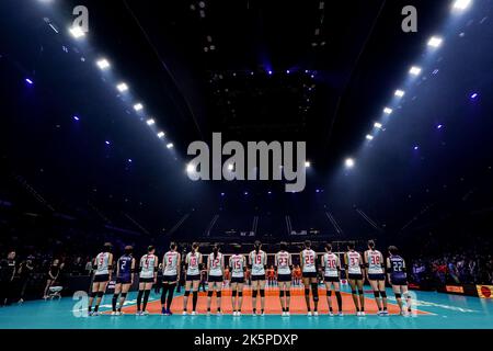 ROTTERDAM, NETHERLANDS - OCTOBER 7: Satomi Fukudome of Japan, Yoshino ...