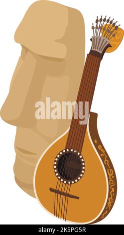 fado guitar musical instrument vector illustration design Stock Vector ...