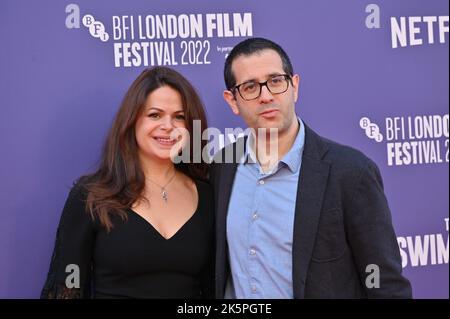 Racheline Benveniste and Ali Jaafar attend The Swimmers - UK Premiere ...