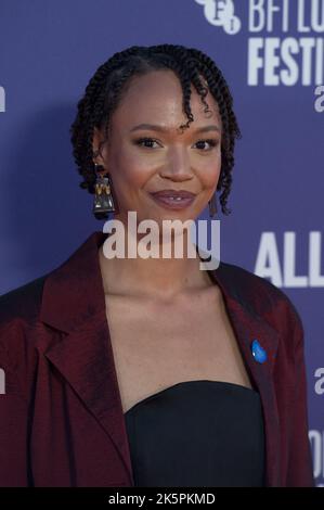 Jesse Akele attending the Allelujah Premiere as part of the 66th BFI ...