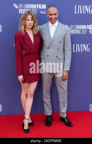 Zoe Boyle and Oliver Hermanus attending the Living Premiere as part of ...