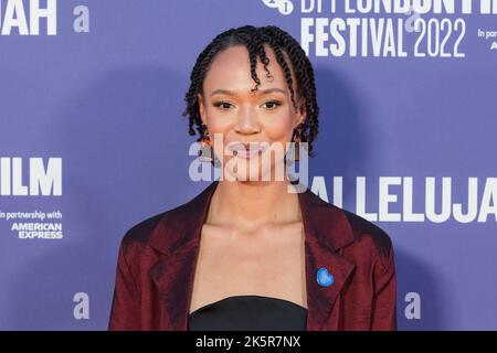 Jesse Akele attending the Allelujah Premiere as part of the 66th BFI ...