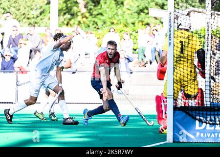 Dragons' Thomas Crols pictured in action during a hockey game between ...