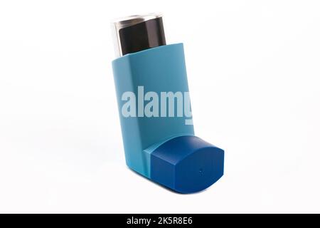 Metered Dose Inhaler isolated over white background Stock Photo - Alamy