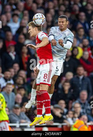 Arsenal's Martin Odegaard during the Premier League match at the ...