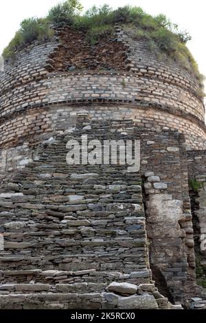Amluk-Dara stupa is located in Swat valley of Pakistan. It is a part of ...
