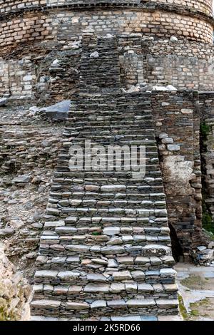 Amluk dara stupa buddhist religion place in the swat valley, Pakistan ...