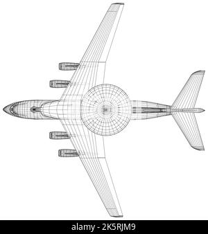Isometric AWACS Airplane, Radar Aircraft, Military Air Force Plane ...